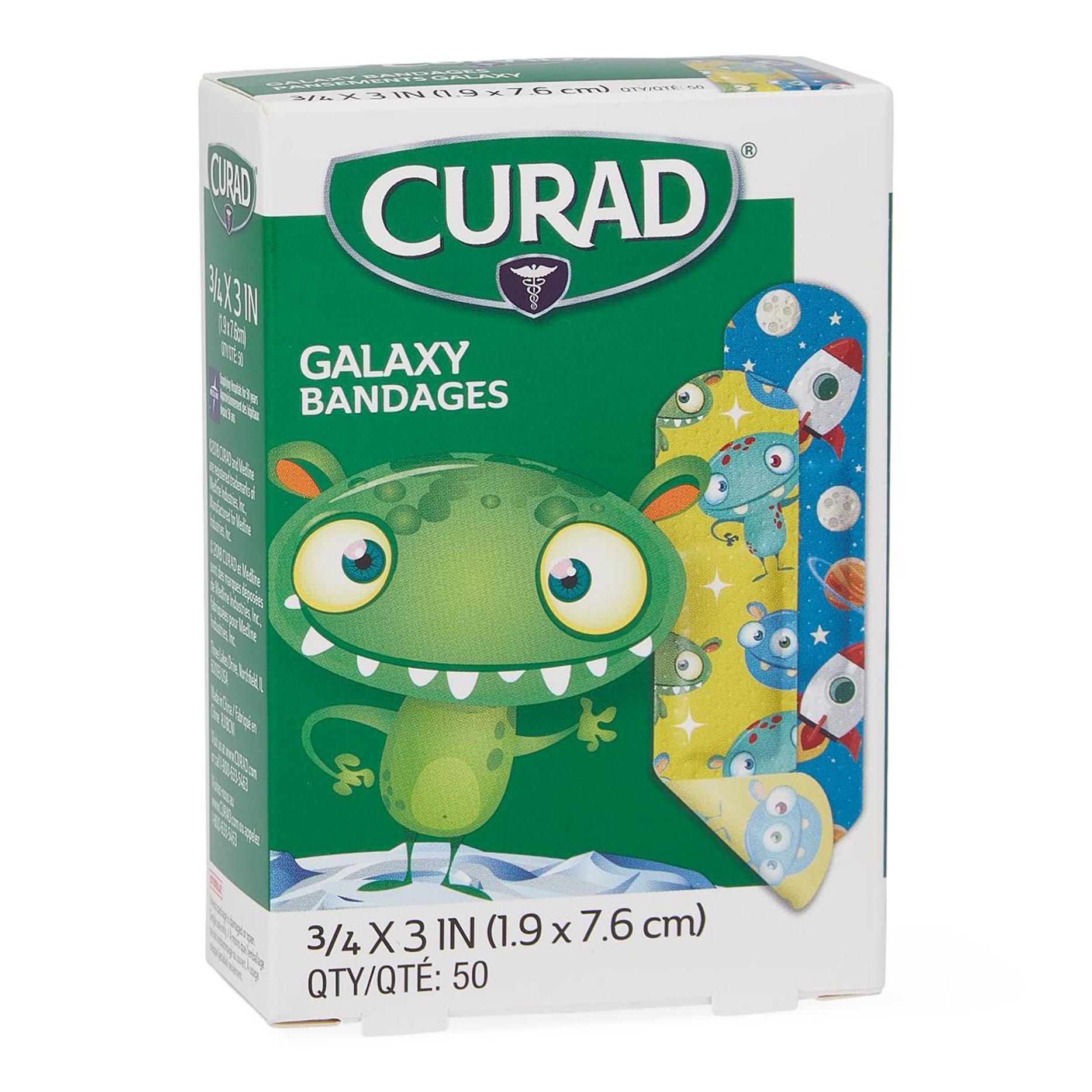 Alien & Galaxy Kids Bandages By Curad