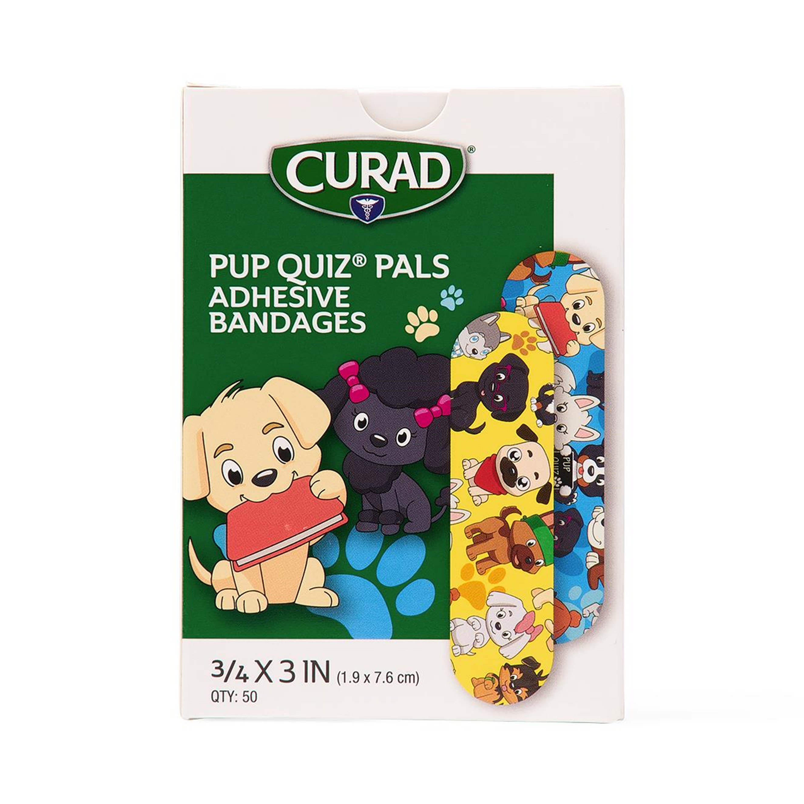 Pup Quiz Pals Kids Bandages by Curad