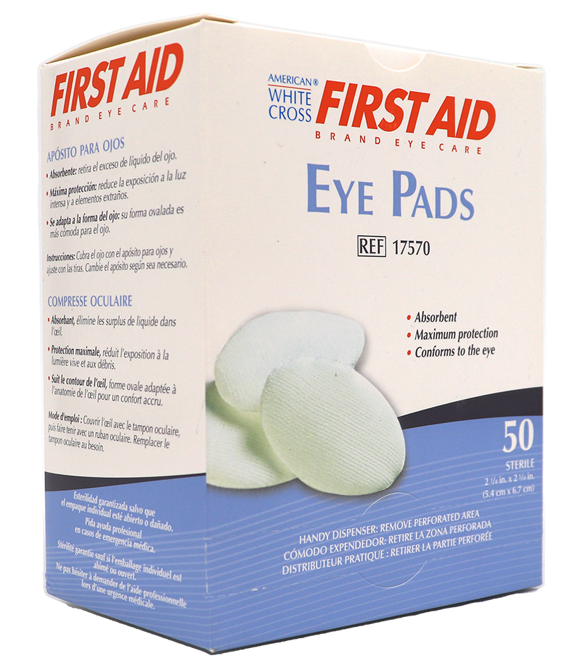 Sterile Eye Pads | Protects Injured Eyes|50/Bx