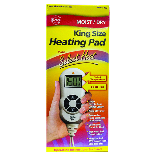 King Size 12X24 Select Heat Heating Pad : E-FirstaidSupplies