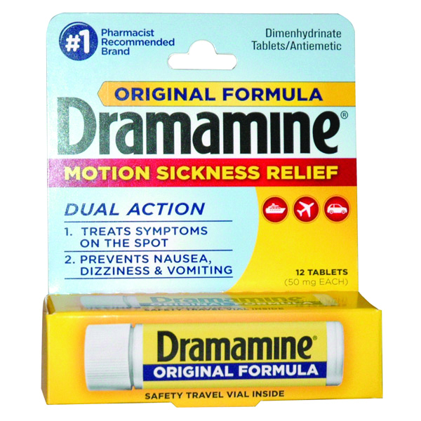 Dramamine Tablets 12/Tabs - Motion Sickness Relief
